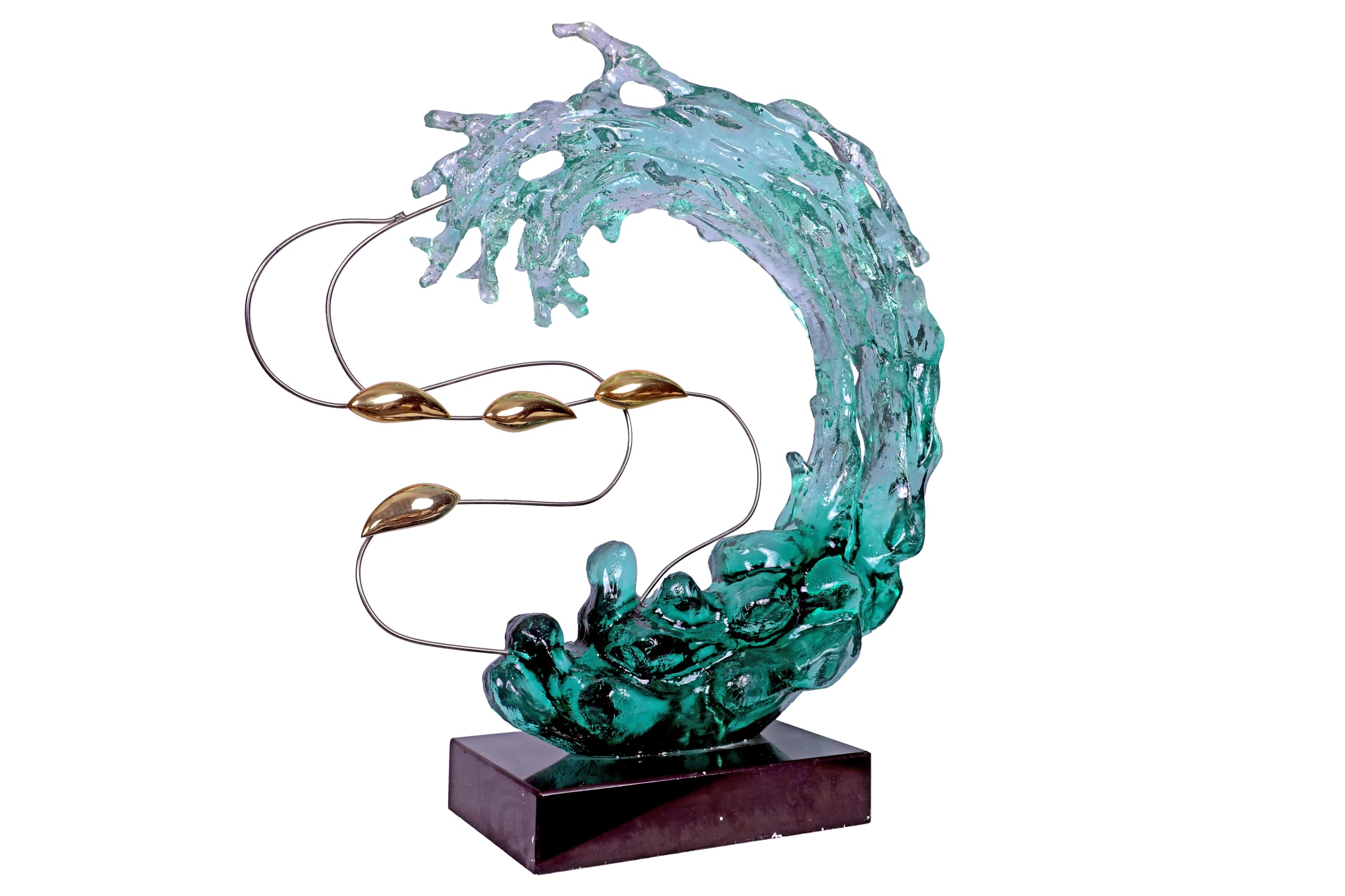 Kalakari The Art Treasure Modern Handmade Resin Wave Suncatchers On ...
